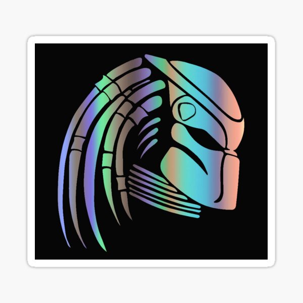 "Rainbow Pastel Predator" Sticker for Sale by TeamFleaMarket | Redbubble