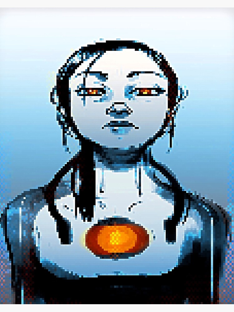 "Portal - Glados - Retro Pixel Art" Art Board Print for Sale by boostee ...