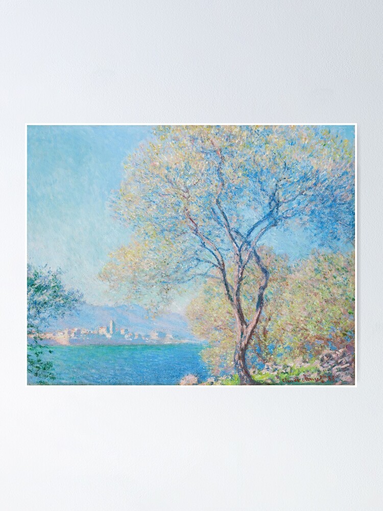 "Claude Monet - Antibes Seen from La Salis (1888)" Poster for Sale by ...