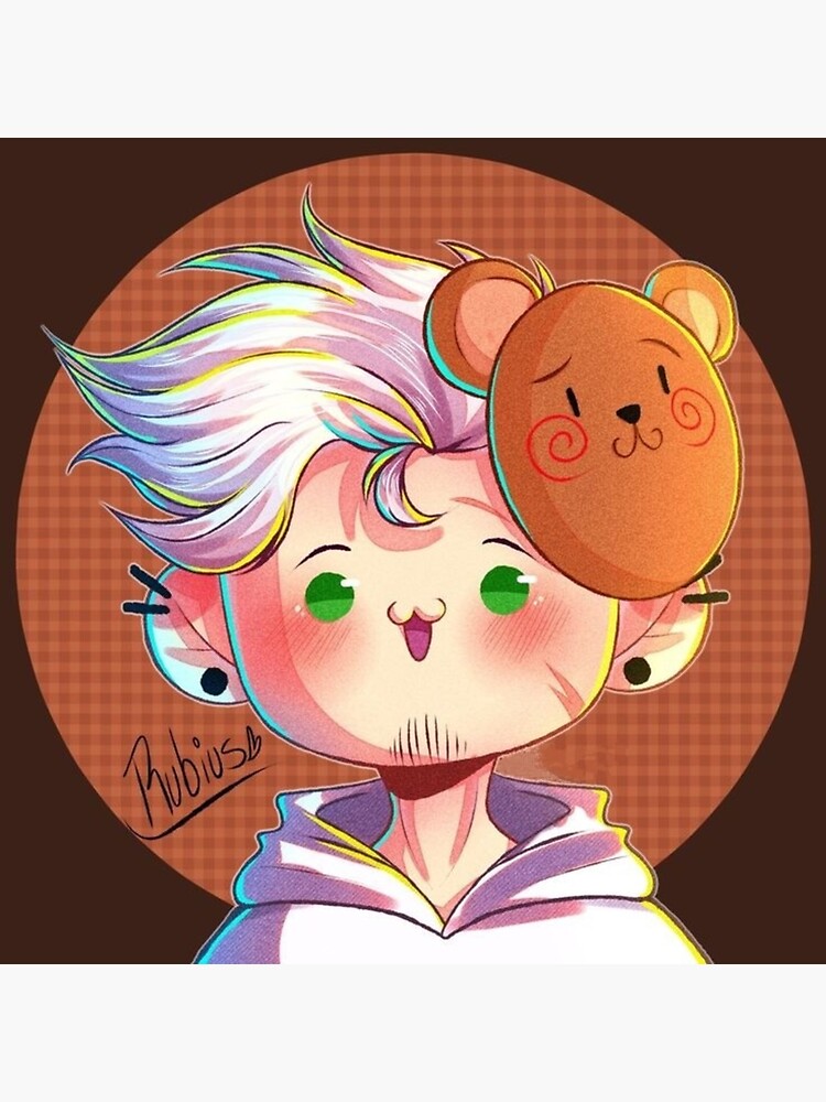 "Rubius kawai" Sticker for Sale by Koi-master | Redbubble
