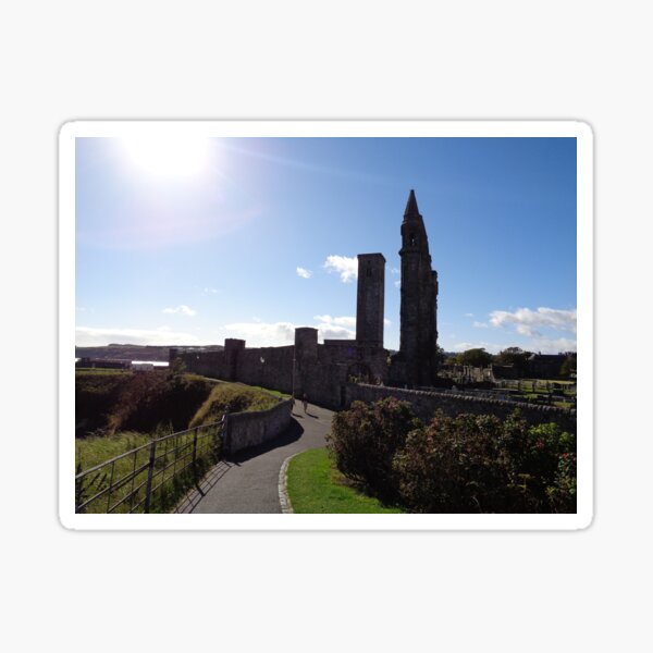 "St andrews Cathedral Scotland (3)" Sticker for Sale by Shamshy | Redbubble