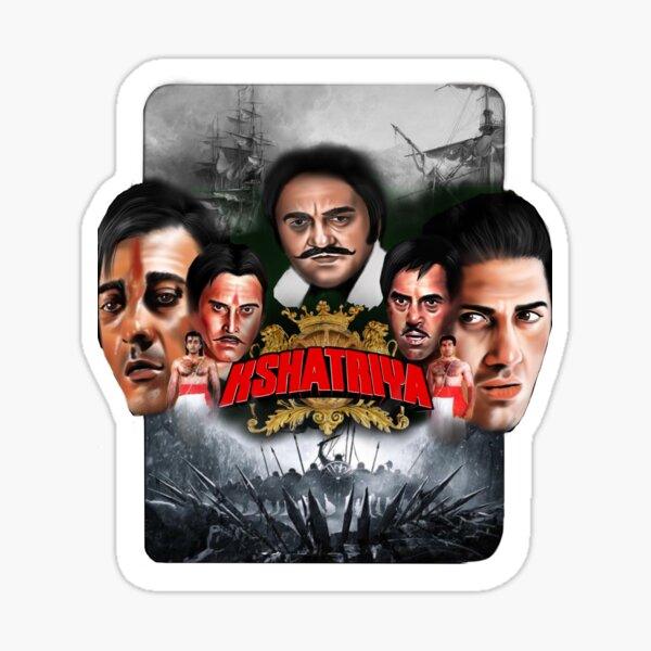 "Kshatriya Movie Painting" Sticker for Sale by Sansahota | Redbubble