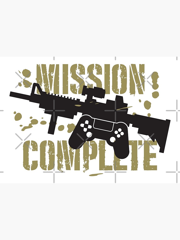 "Gamer: Mission Complete " Poster for Sale by Andantino | Redbubble