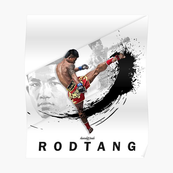 "RODTANG Muaythai White Artwork by shunsukevisuals" Poster for Sale by ...