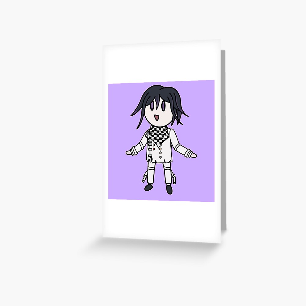 "Danganronpa Kokichi Oma Chibi DRV3 " Greeting Card by bann3r | Redbubble