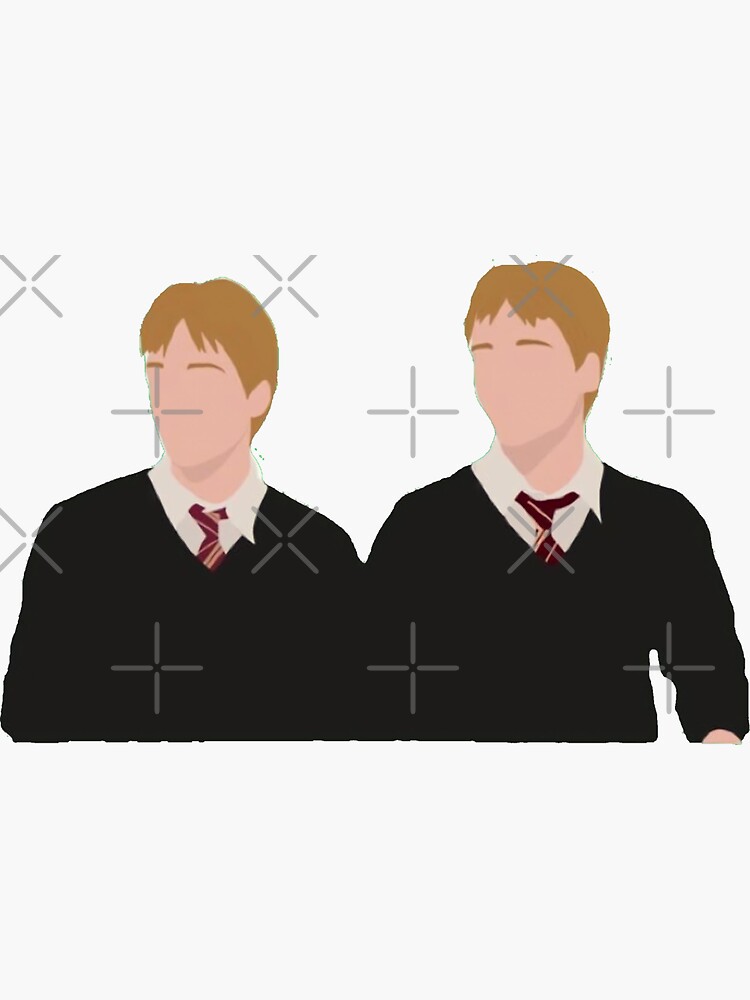 "weasley twins" Sticker for Sale by glden | Redbubble