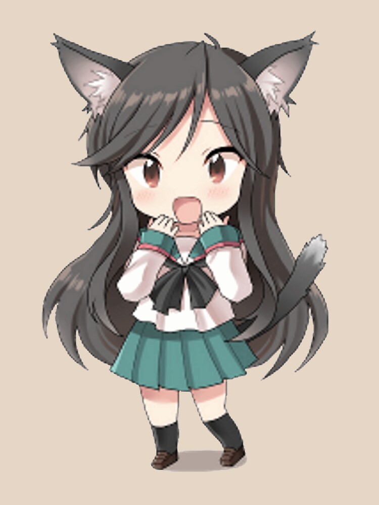 "Anime cat girl chibi" T-shirt for Sale by Xithyll | Redbubble | anime ...