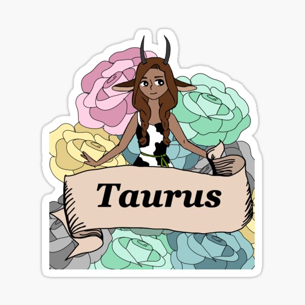 "Taurus" Sticker by Simbaspride | Redbubble