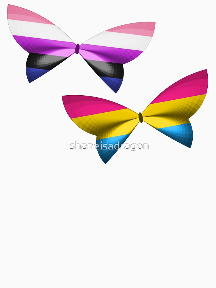 "Genderfluid Pansexual Pride Butterflies" Pullover Hoodie for Sale by shaneisadragon | Redbubble