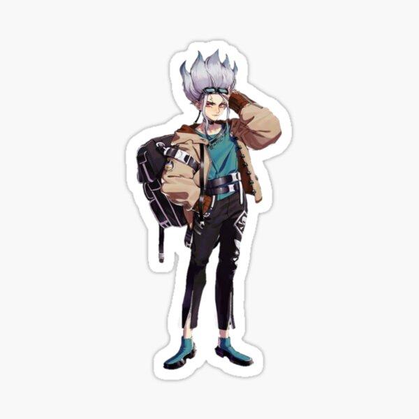 " Senku Ishigami" Sticker for Sale by HaneStore | Redbubble