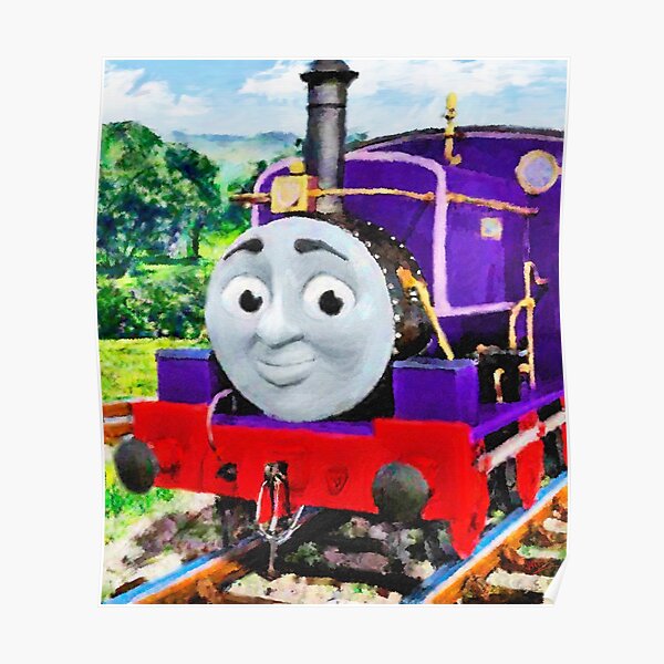 "Charlie the fun engine Thomas and Fiends" Poster by artbyjames | Redbubble