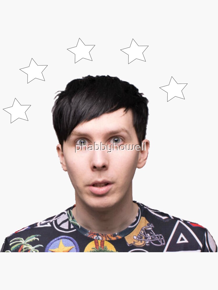 "Phil Lester Star Halo - Baby Pink" Sticker for Sale by phabbyhowell ...
