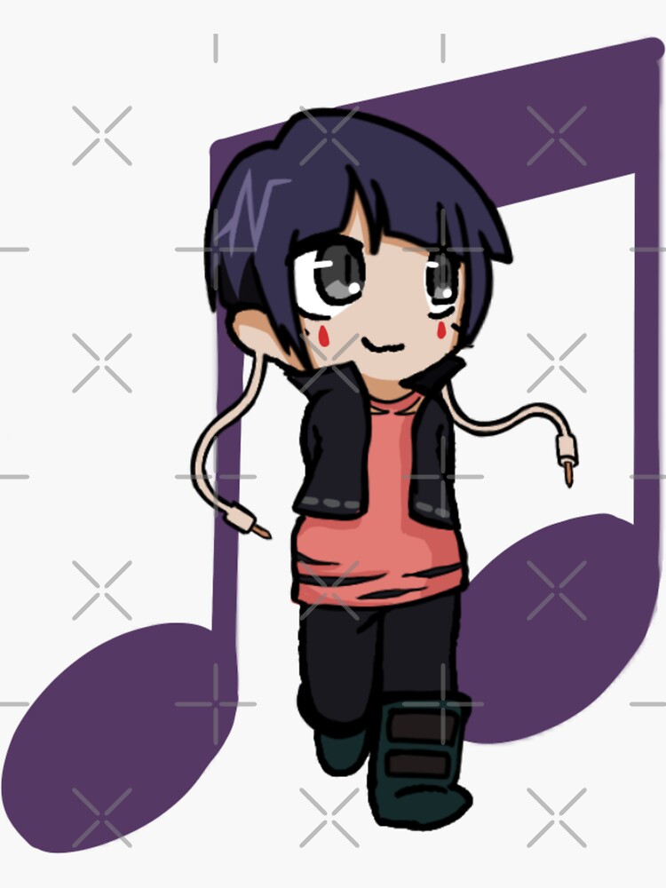 "Chibi Jirou " Sticker for Sale by MoonChief21 | Redbubble