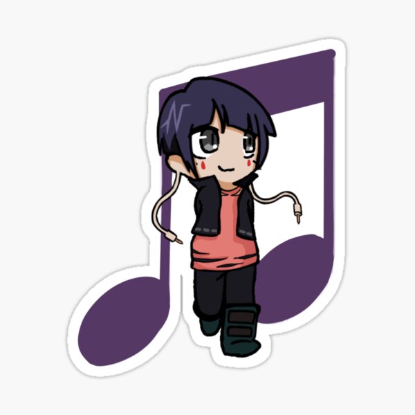 "Chibi Jirou " Sticker for Sale by MoonChief21 | Redbubble