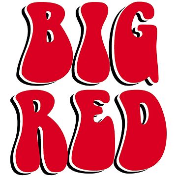 "Denison University Big Red" Sticker for Sale by Kate Kosmicki | Redbubble