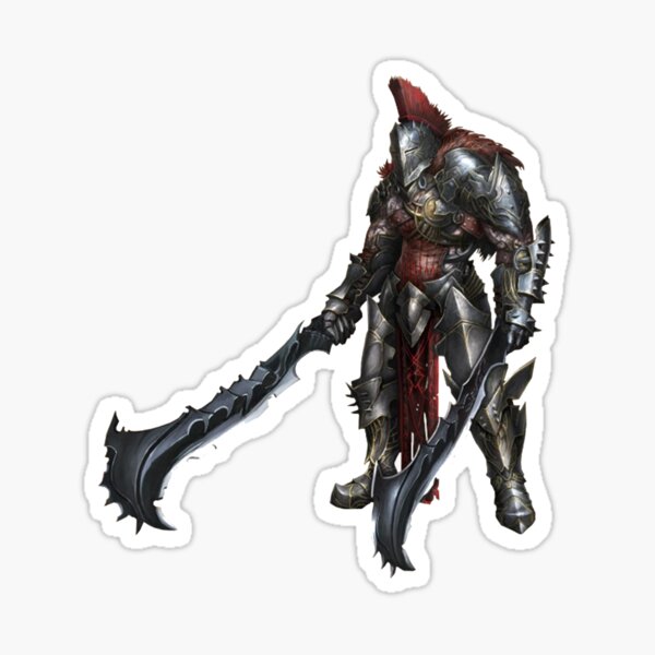 "Lords of the fallen warden" Sticker by Geempah | Redbubble