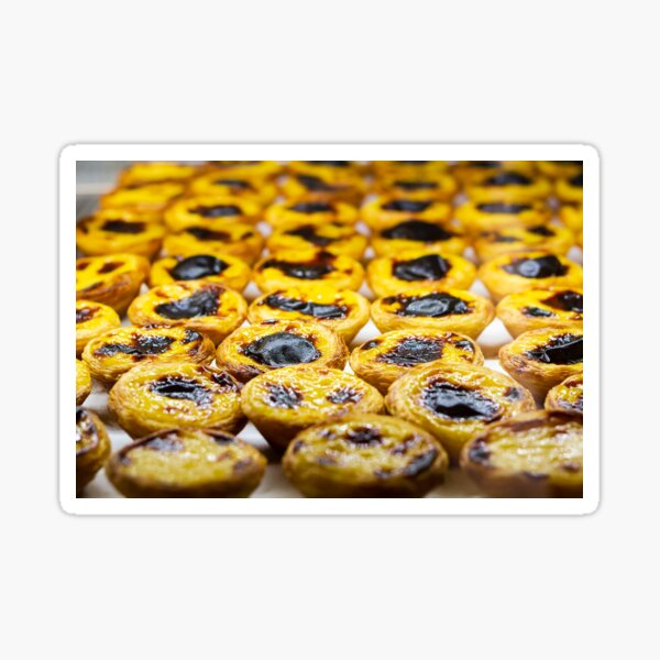 "Pastel de nata of Belem" Sticker for Sale by Rrrainbow | Redbubble