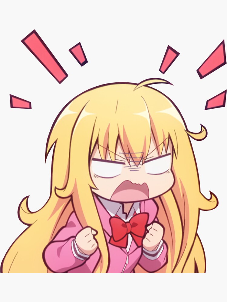 Pegatina «Carácter enojado de Chibi - Chubby Cute» de AdeelMushtaq ...