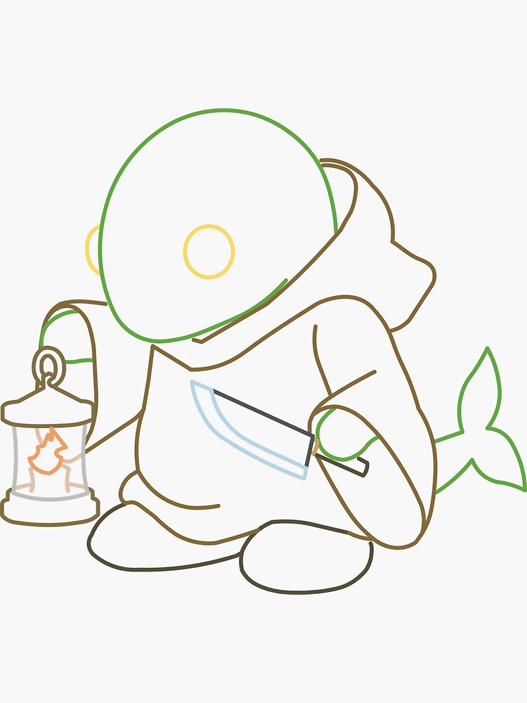 "master tonberry" Sticker for Sale by tenmanchan | Redbubble