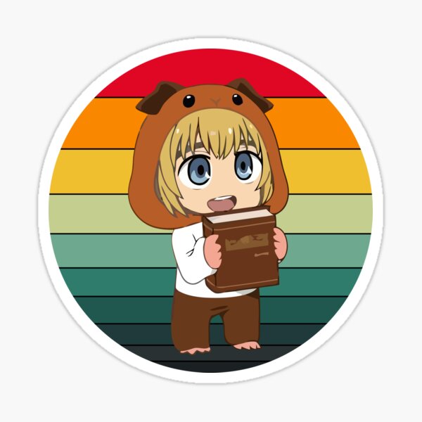 "Attack on Titan - Armin Arlert" Sticker for Sale by Animania-AnimeS ...
