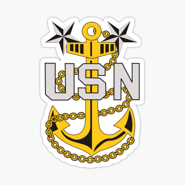 Navy Chief Stickers | Redbubble
