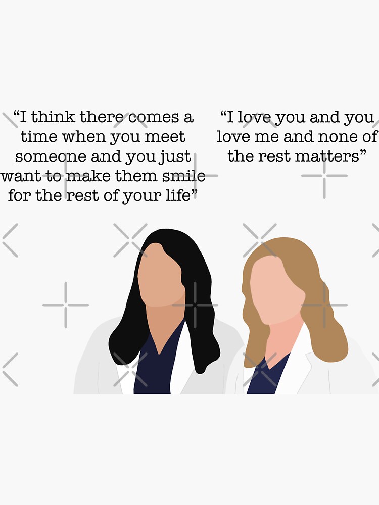 "Callie Torres and Arizona Robbins- Calzona Silhouette along with ...