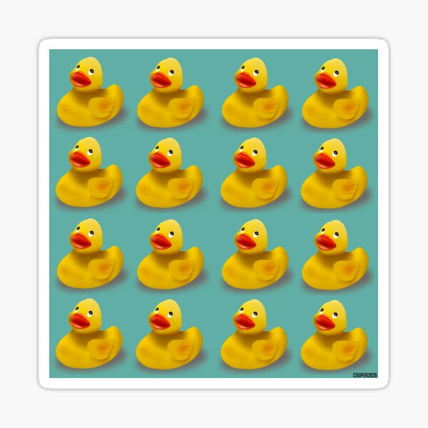 "Rubber Ducks" Sticker by CoopersDesigns | Redbubble