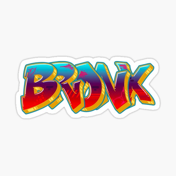 "Bronx Graffiti 01" Sticker for Sale by Camelot71 | Redbubble