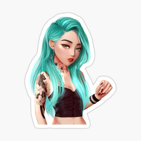 "Lily" Sticker by Shai-zpt | Redbubble