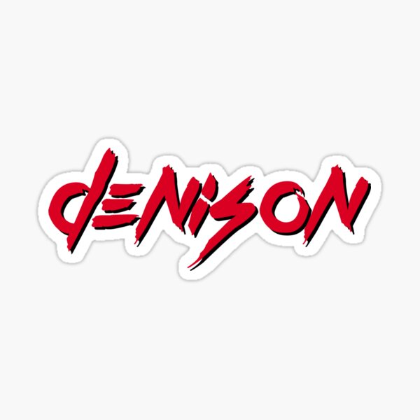 "Denison University" Sticker for Sale by Kate Kosmicki | Redbubble