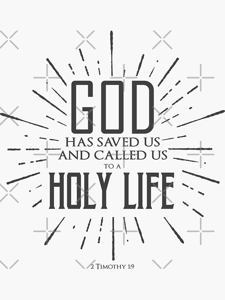 "God Holy Life Christian Bible Verse" Sticker by BC-design | Redbubble