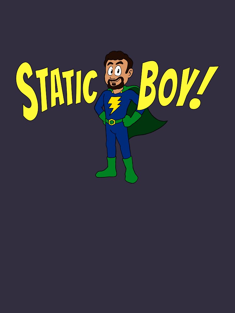 "Static Boy!" T-shirt for Sale by alisachu1742 | Redbubble | super hero ...