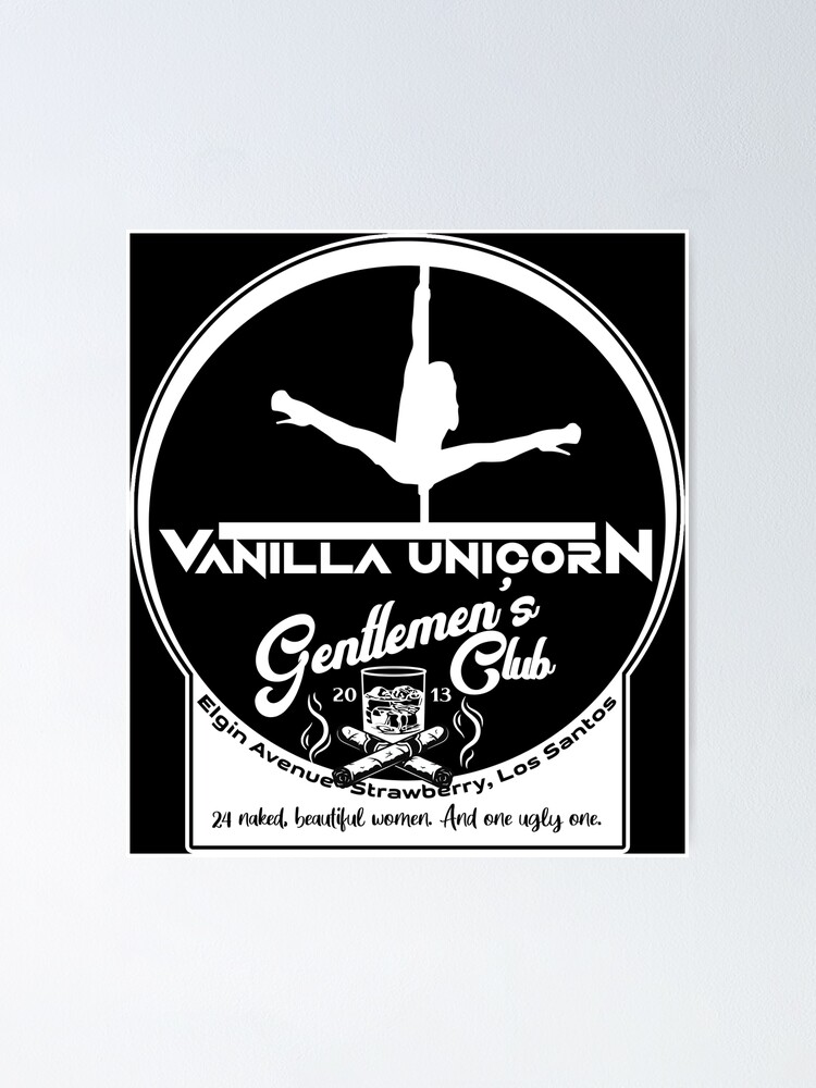 "Vanilla Unicorn - Los Santos" Poster for Sale by JesterThreads | Redbubble