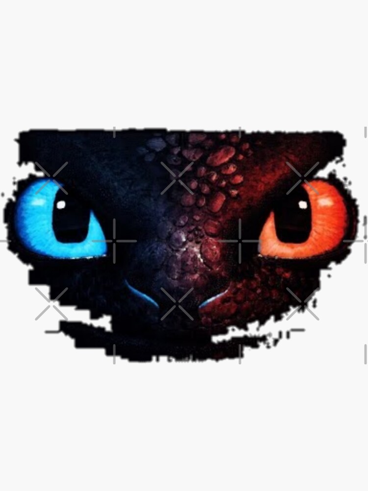 "toothless mask " Sticker for Sale by artask | Redbubble