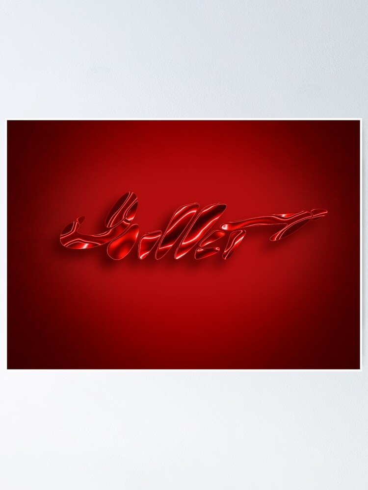 "Red Bullet Logo Design" Poster for Sale by oOKEMAOo | Redbubble