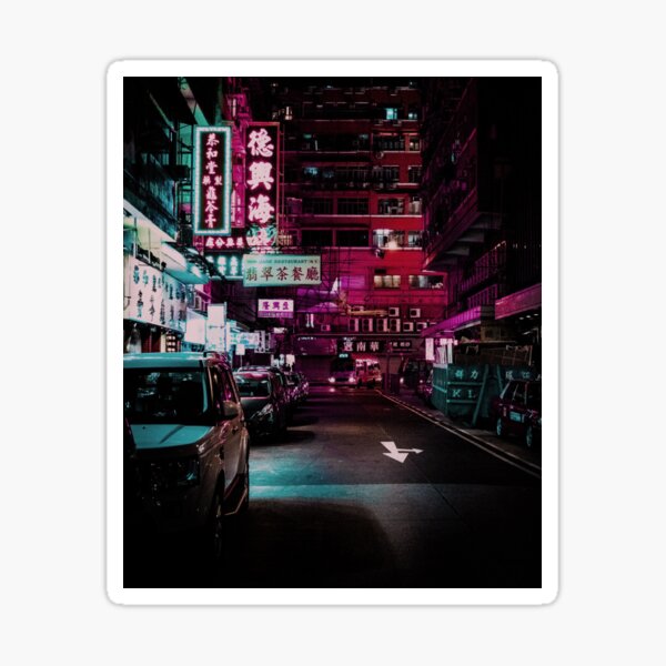 "One Night In Tokyo" Sticker for Sale by PrintKingDemand | Redbubble