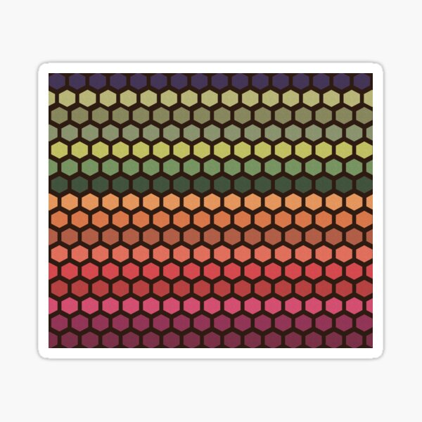 "Colorful Polygon Pattern " Sticker for Sale by SofyArt | Redbubble