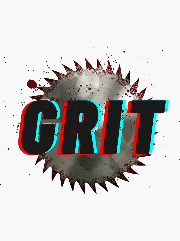 "GRIT" Sticker for Sale by boldcolor | Redbubble
