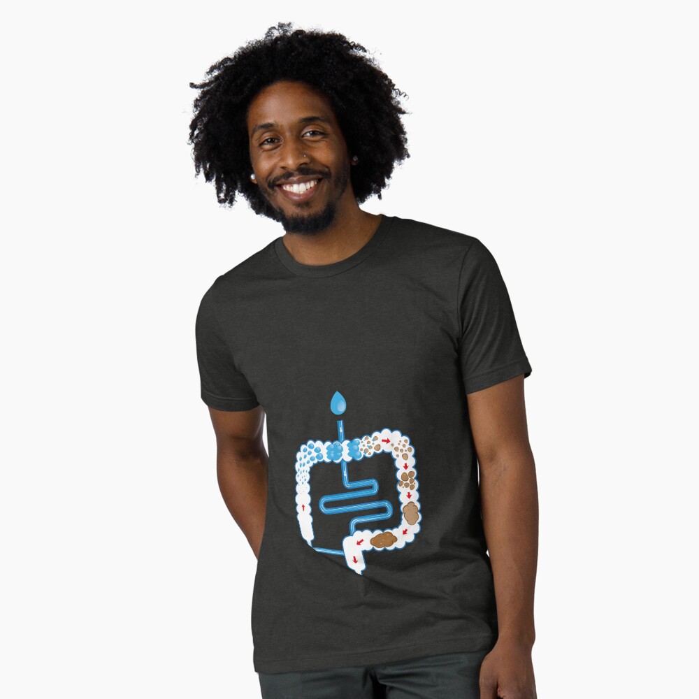 "Illustration of the human digestive system, and fecal bolus formation ...