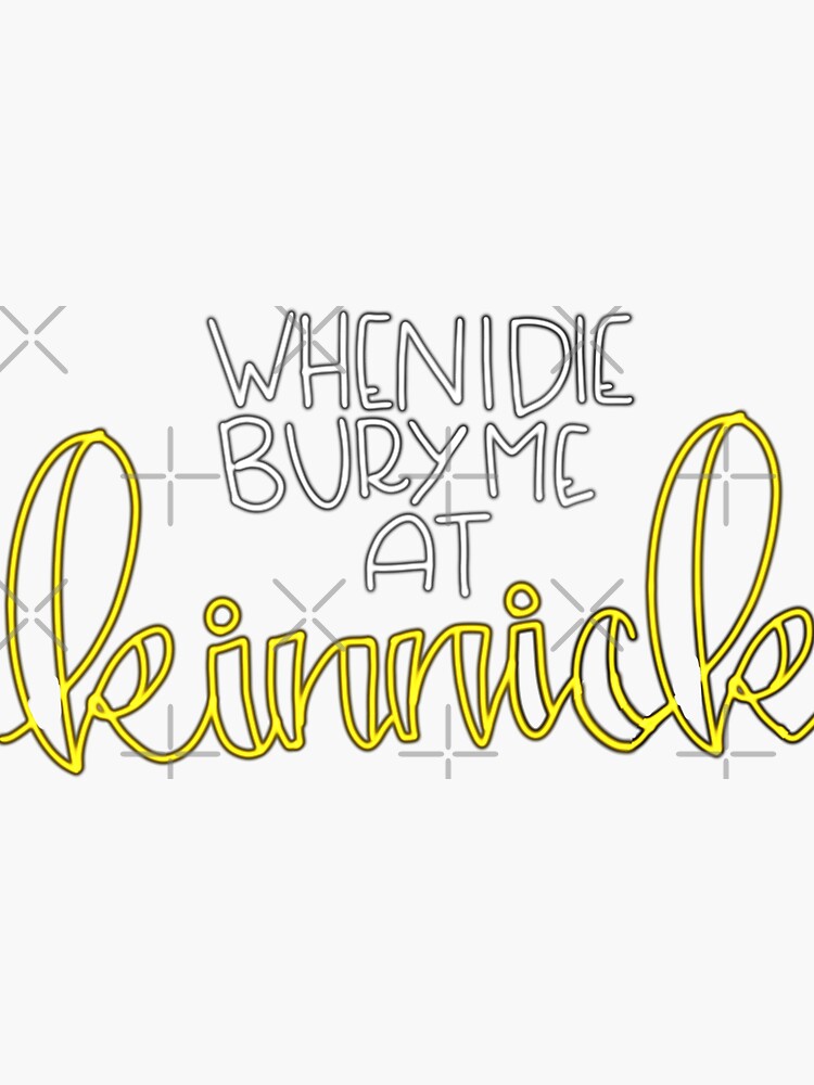 "Kinnick" Sticker for Sale by ihartjoehart | Redbubble