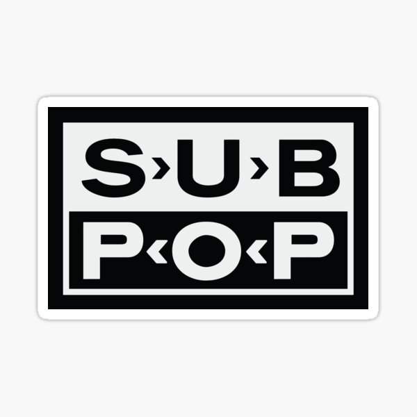 Sub Pop Records Stickers | Redbubble
