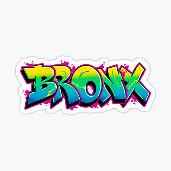 "Bronx Graffiti 05" Sticker for Sale by Camelot71 | Redbubble