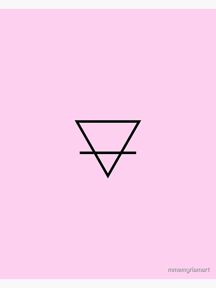 "Earth symbol astology sign black triangle Alchemy earth symbol barbiie ...
