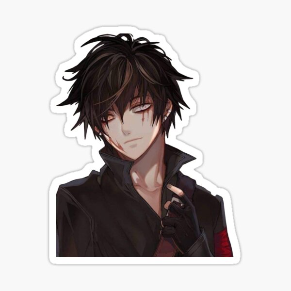 "Anime Boy" Sticker by ZoroDesigner | Redbubble