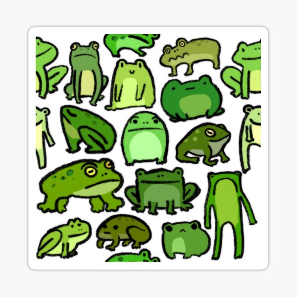 "Frogs " Sticker by Kiwi-bee | Redbubble