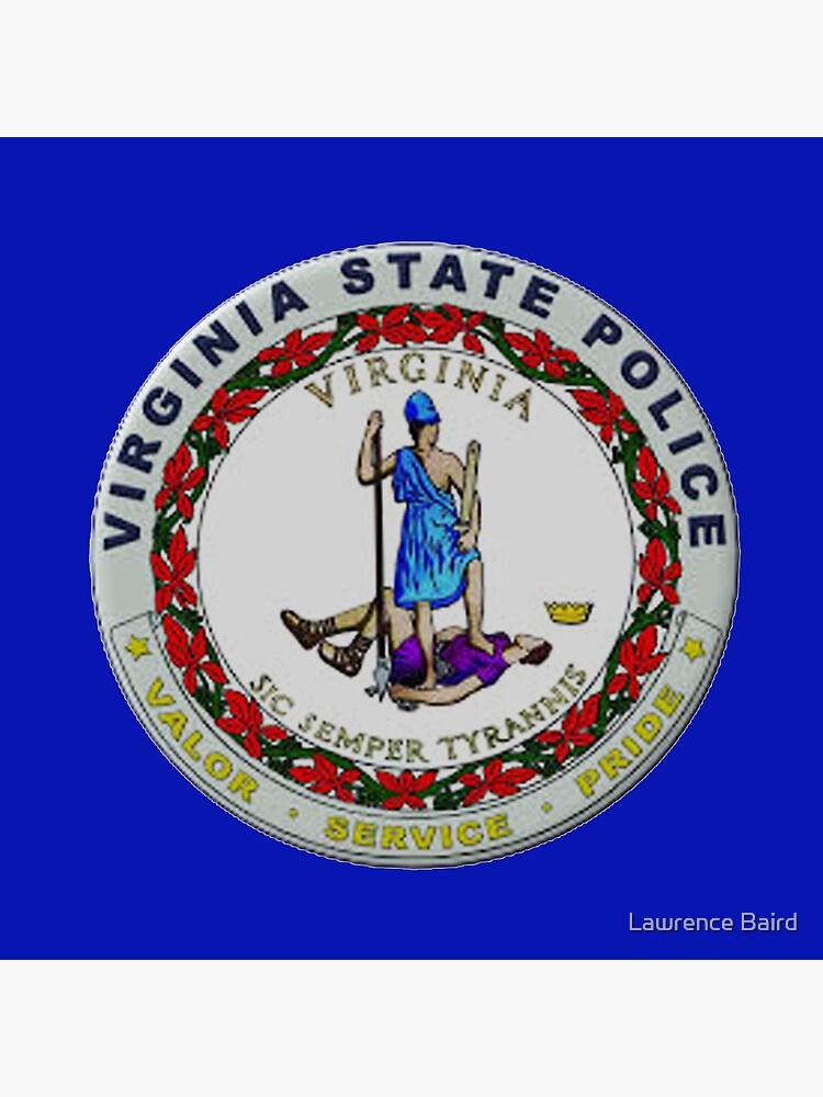 Virginia Police Department Seal Virginia State Police Decal Reflective