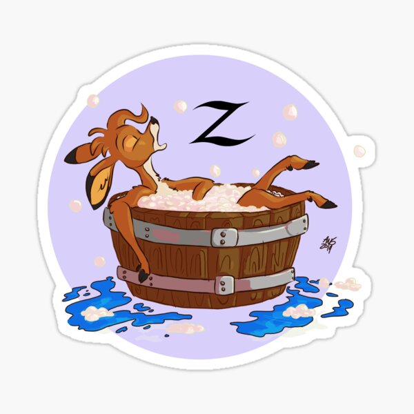 "Bubbles & Zs" Sticker by Andyclassifed | Redbubble