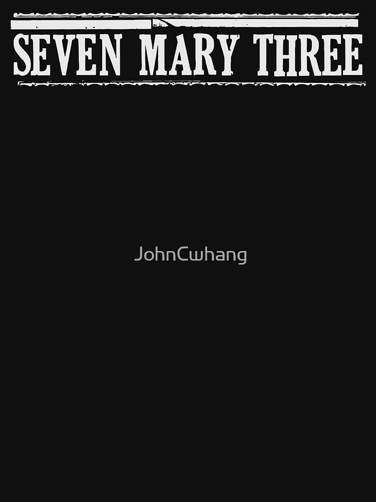 "Seven Mary Three Essential Logo" T-shirt for Sale by JohnCwhang ...