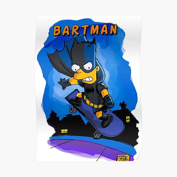 "bartman" Poster for Sale by martinarias | Redbubble