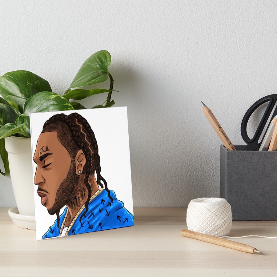 "ZEICHNEN SIE CARTOON DRLL RAPPER RIP Musik" Galeriedruck von ...